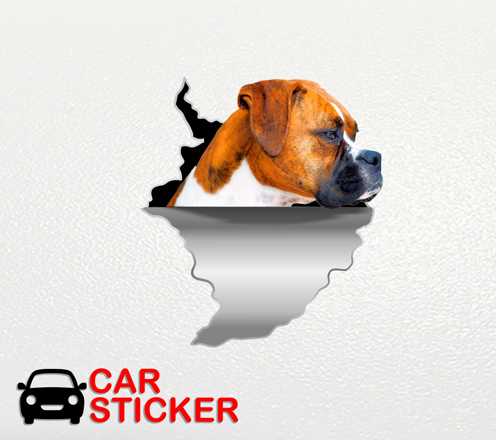Deutscher Boxer Sticker Car Boxer Stickers Angry Dog Stickers Boxer Dog ...