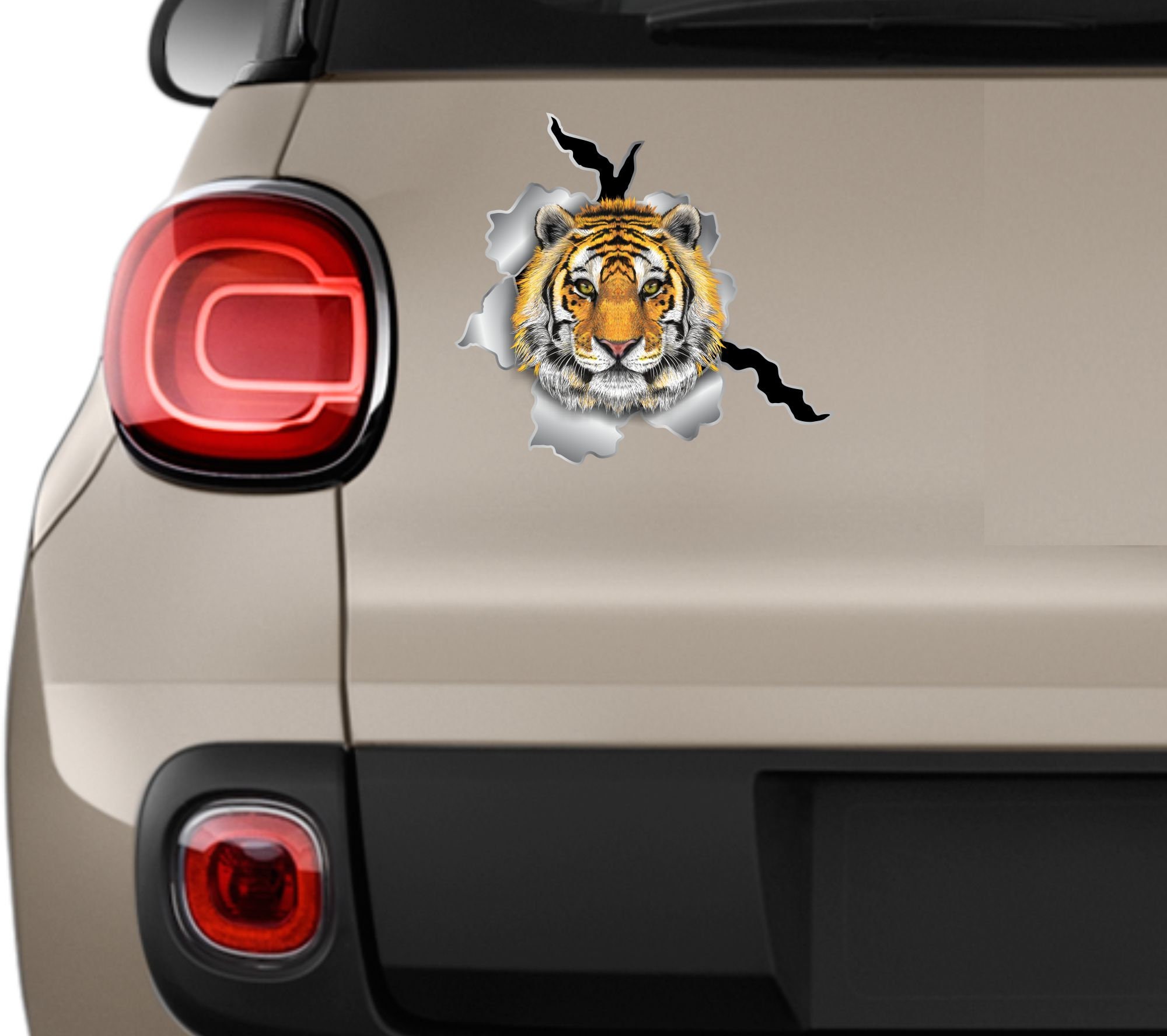 Tiger sticker Tiger king decal Car stickers Exotic sticker | Etsy