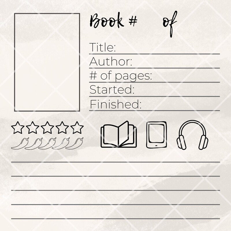 Book Review Stamp - Etsy