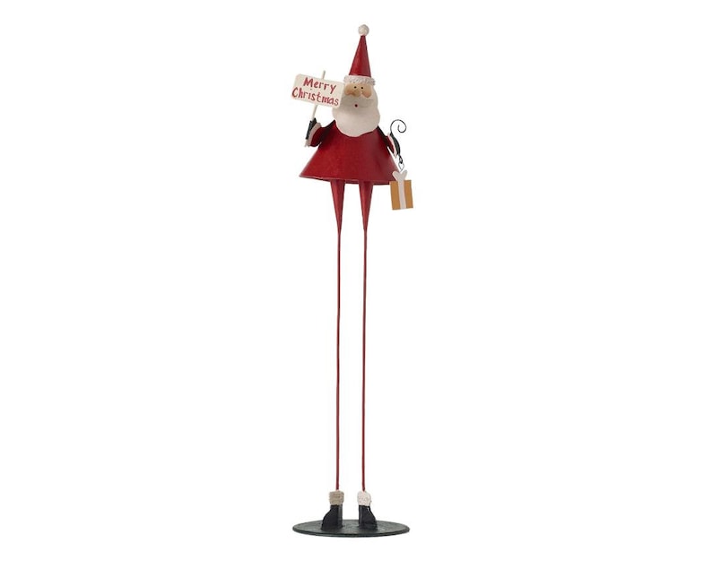 Tall Santa Santa Figurine Santa Claus Decor Skinny Santa - Etsy Canada