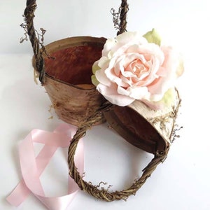 Two Sizes, Rustic Easter Basket, Birch Basket, Bohemian Decor, Easter ...