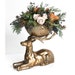 Deer Stag Bowl, Deer Buck Bowl, Large Brass Bowl, Christmas Centerpiece ...