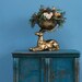 Deer Stag Bowl, Deer Buck Bowl, Large Brass Bowl, Christmas Centerpiece ...