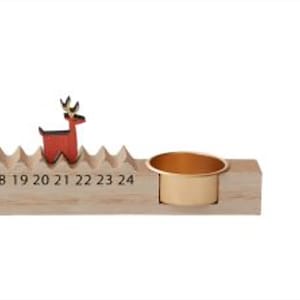 ON SALE, Advent Countdown, Santa or Rudolph, Santa Stairs, Santa ...