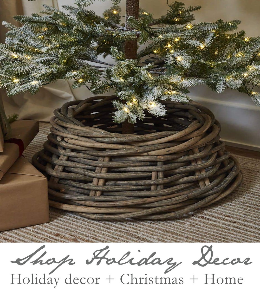 Wood Tree Collar, Wood Tree Skirt, Tree Skirt, Christmas Decorations ...