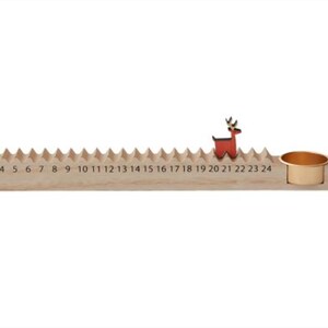 ON SALE, Advent Countdown, Santa or Rudolph, Santa Stairs, Santa ...
