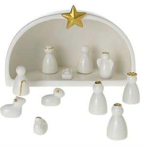 Ceramic Nativity Scene, Christmas Nativity, Christmas Decor, Christmas ...