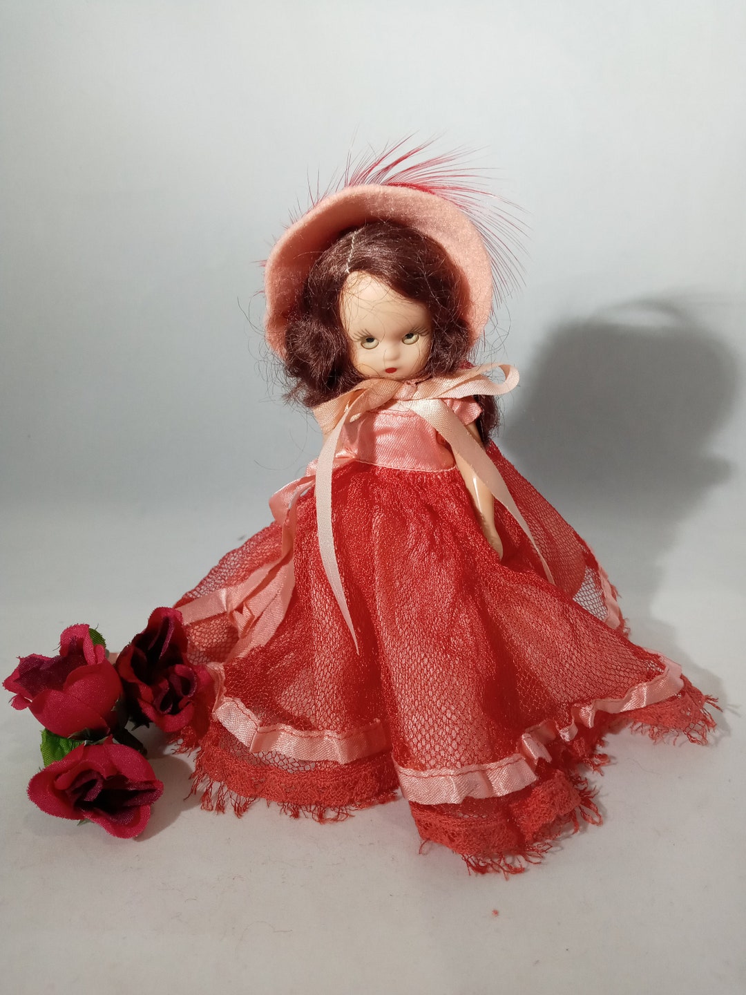 Vintage Nancy Ann Storybook Doll, 1950s Series Collectible, Dressed in ...