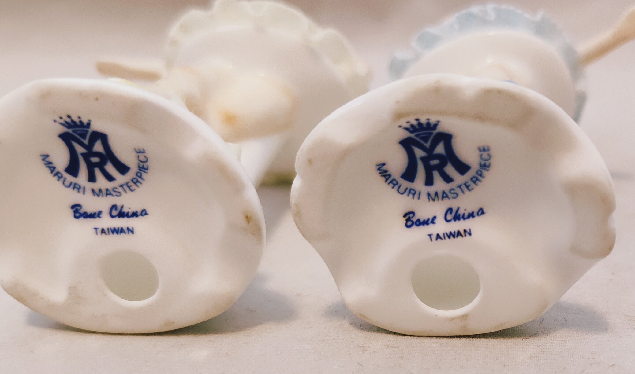 Bone China Ballerina Dancers MARURI Masterpiece Taiwan - Etsy