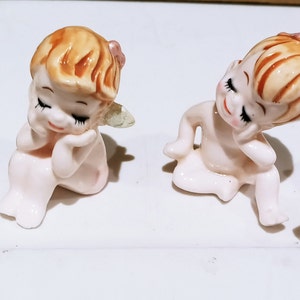 Sweet Little Baby Angels, Bone China, Set of 4, Home Deco - Etsy