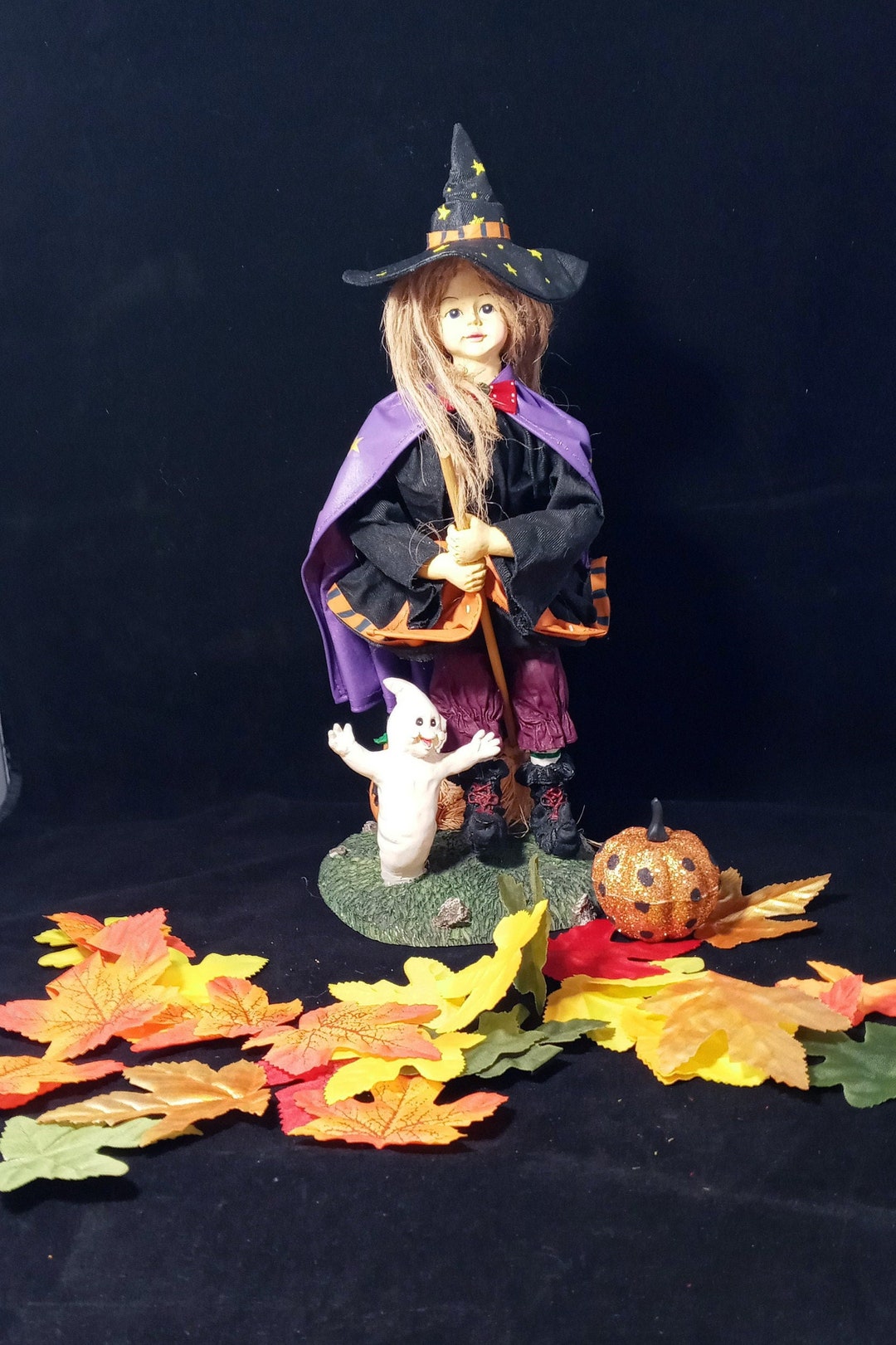 Halloween Witch Made of Paper Mache, Home Decor, Vintage - Etsy