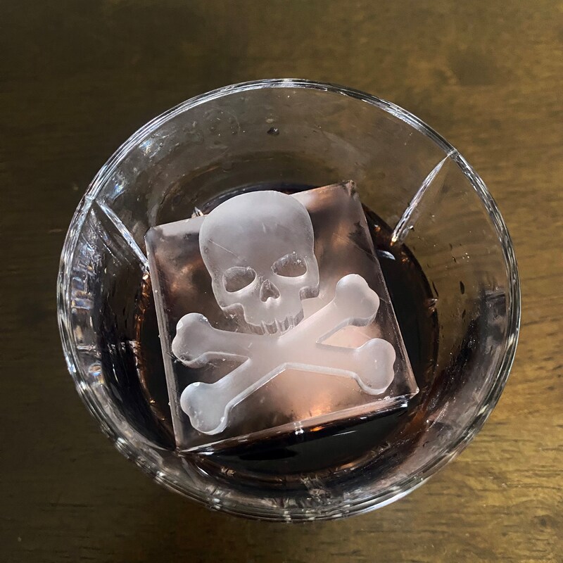 Ice Cube Skull - Etsy