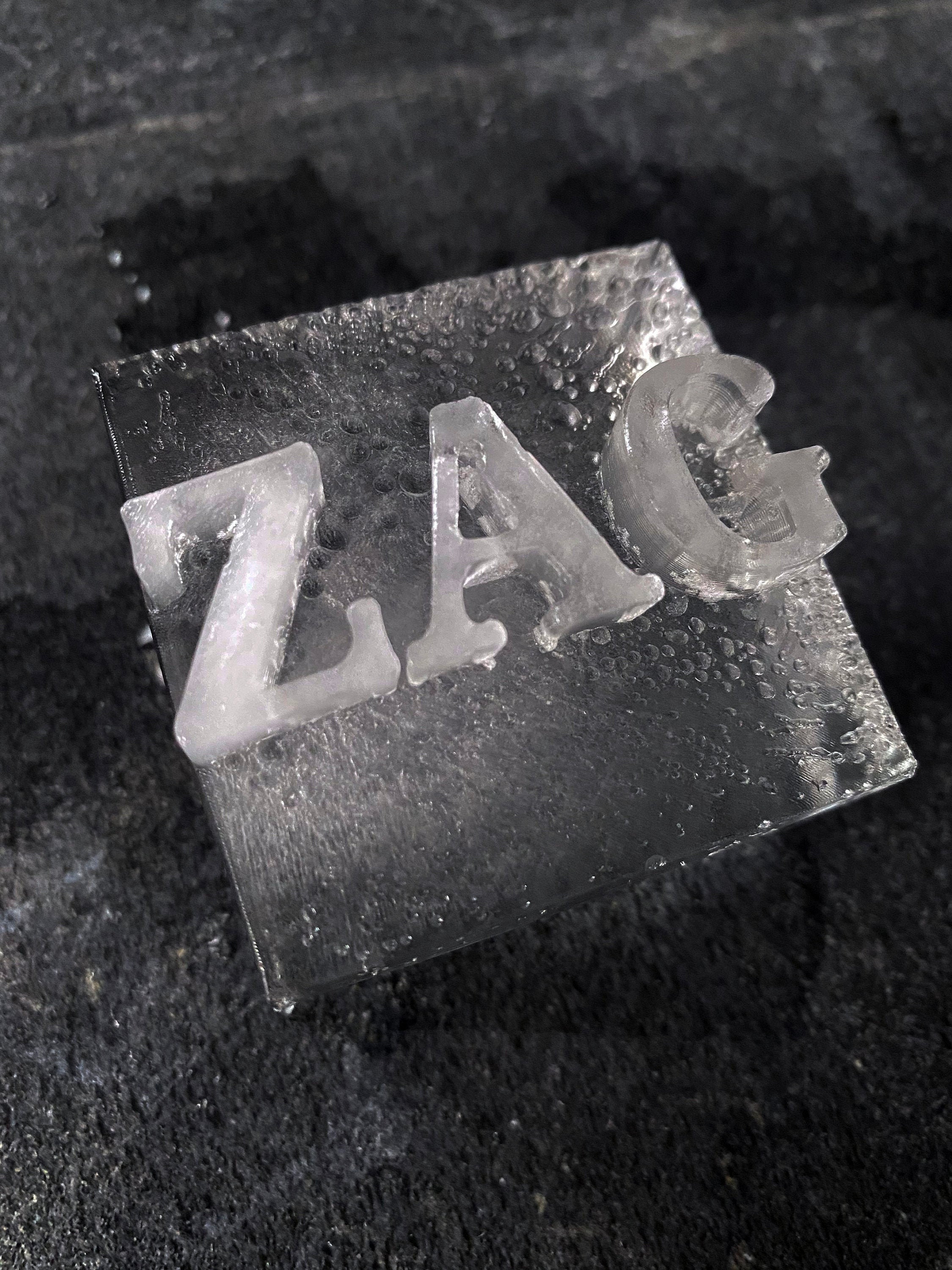 Monogrammed Ice at Donald Blanton blog