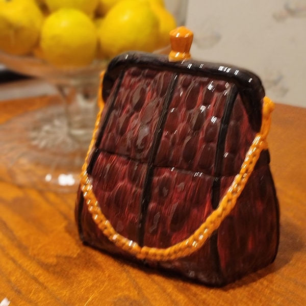 Ceramic Purse Cookie Jar - Etsy
