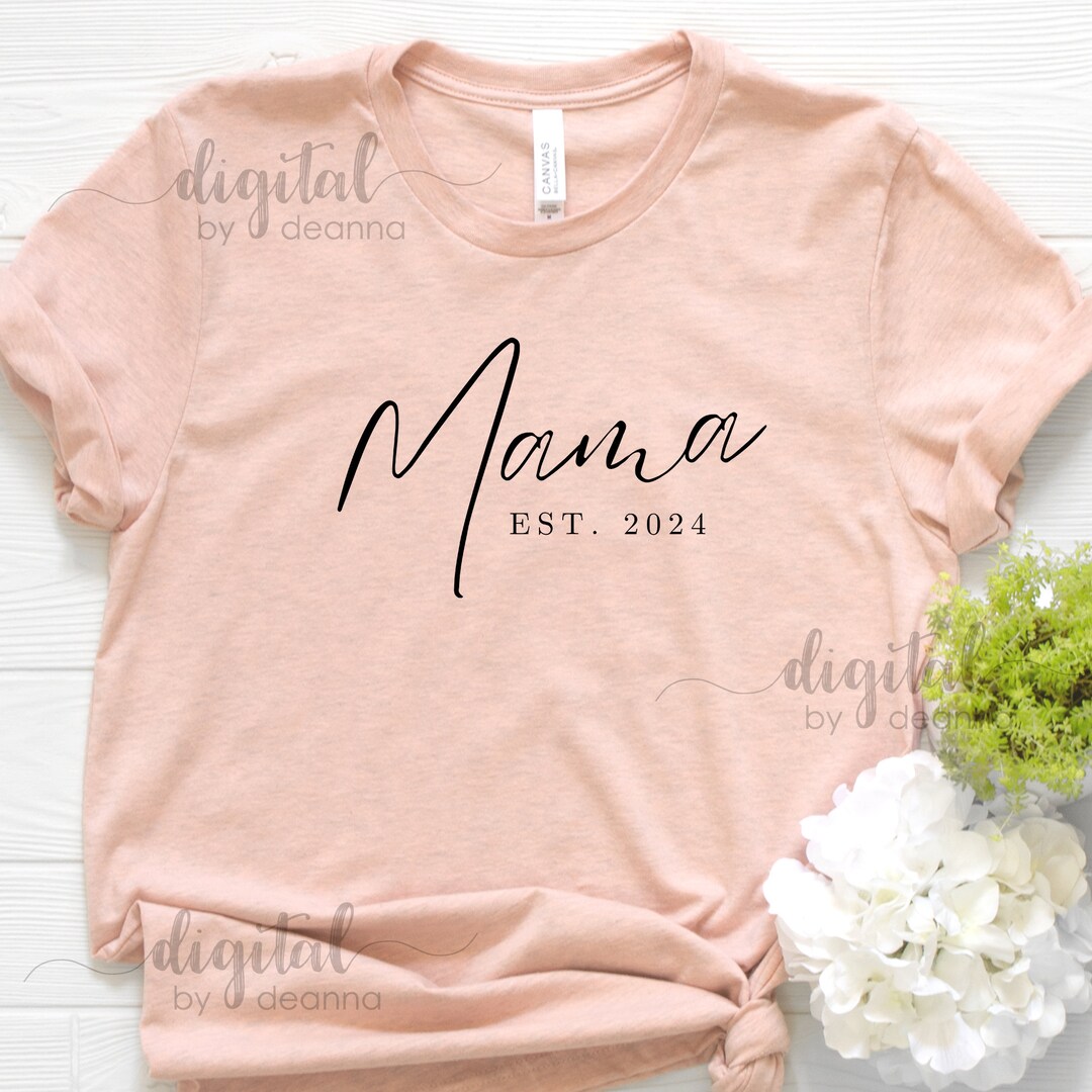 Mama Established, SVG, PNG, Shirt, Digital Download, Decal - Etsy