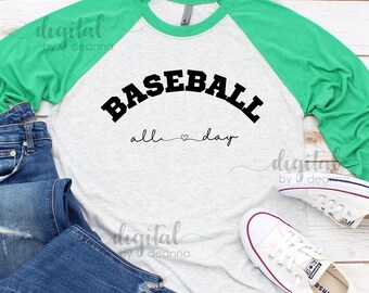 Baseball All Day SVG and PNG Digital Download - Etsy