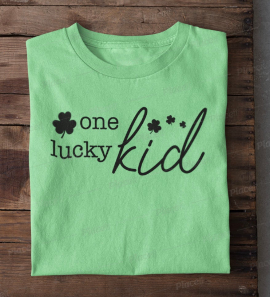 One Lucky Kid, SVG, JPG, PNG, Shirt, Digital Download, Decal - Etsy