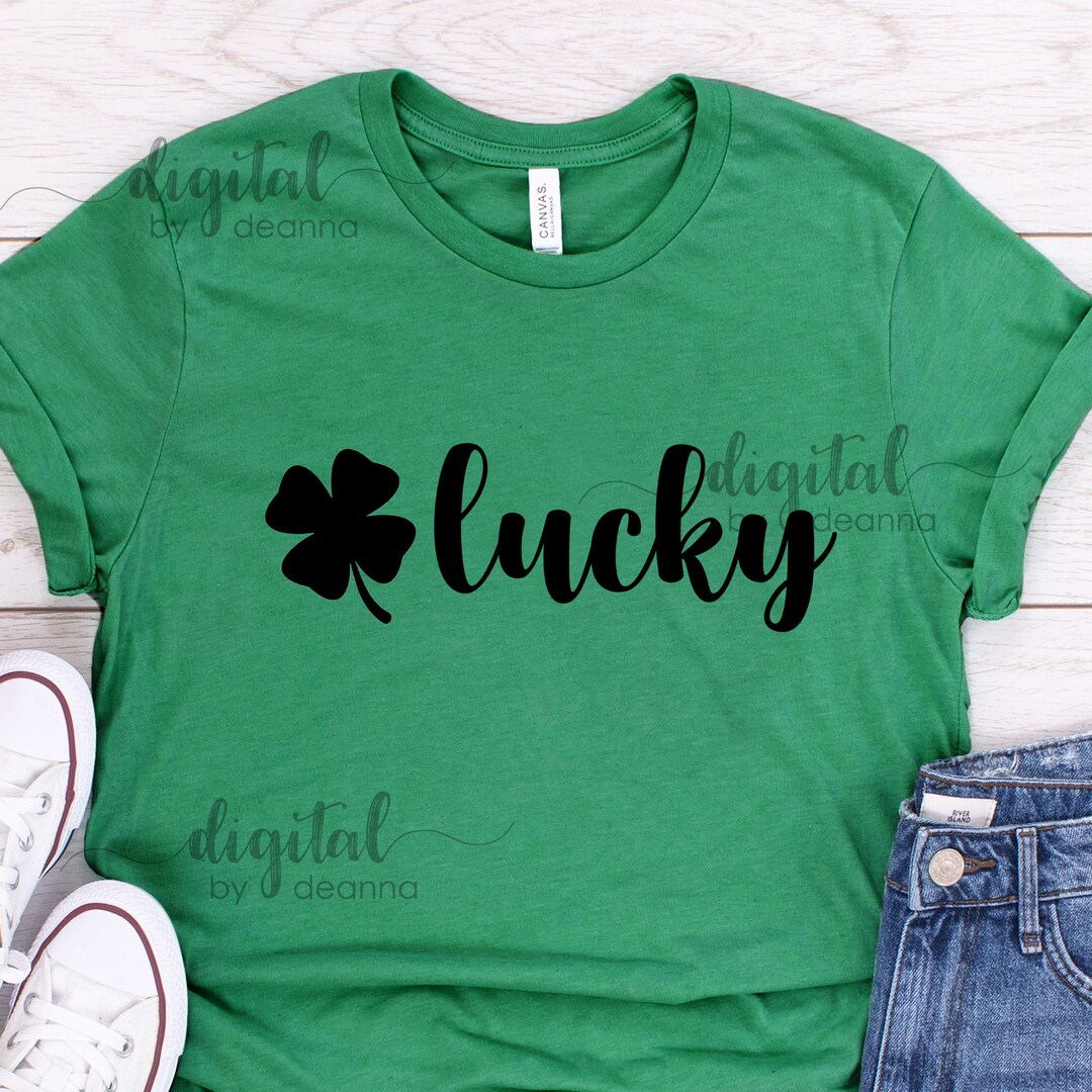 Shamrock, Lucky, SVG, JPG, PNG, Shirt, Digital Download, Decal - Etsy