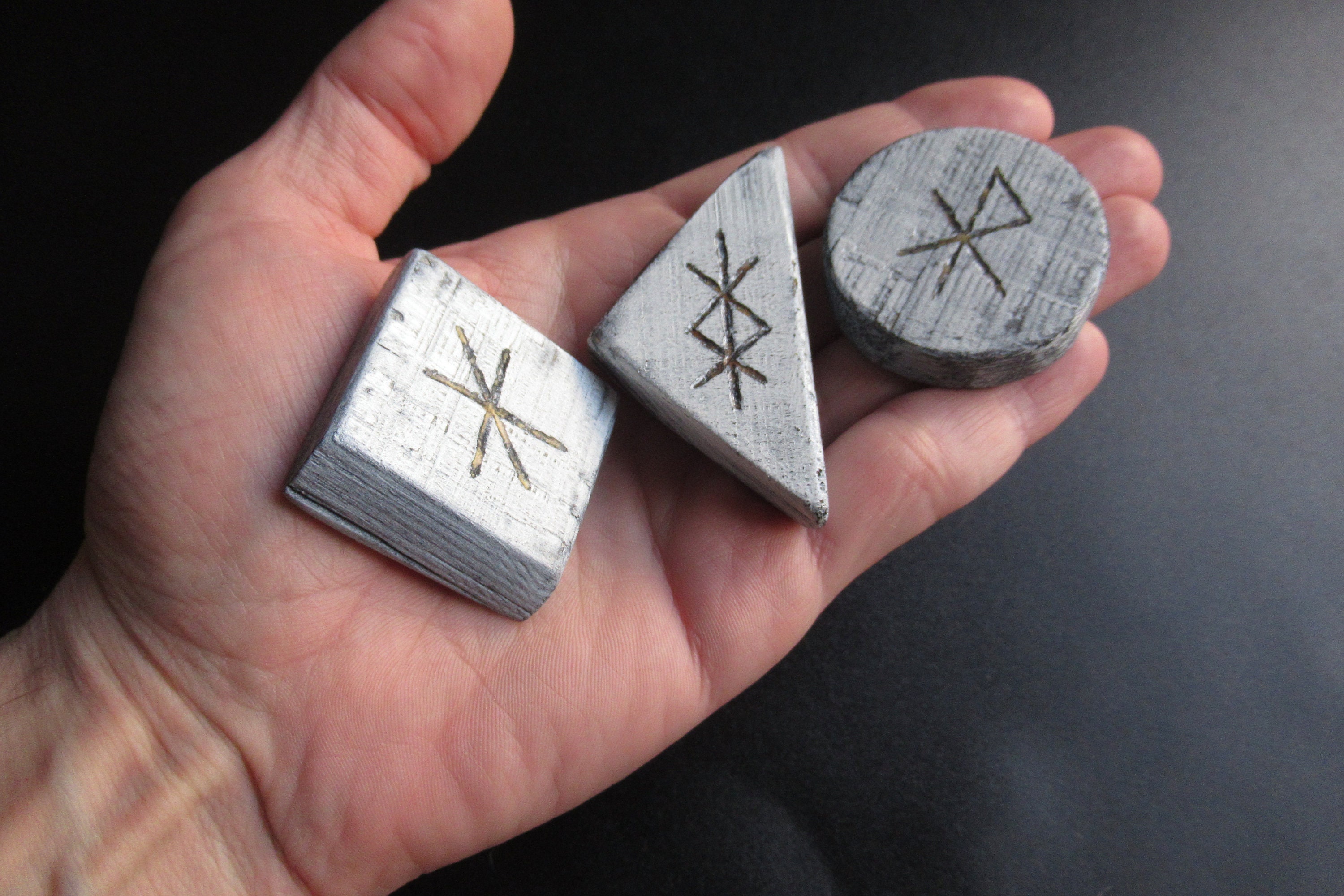 Wooden Runes 10pcs Set With Burlap Bag & Meanings Bind Runes, Norse ...