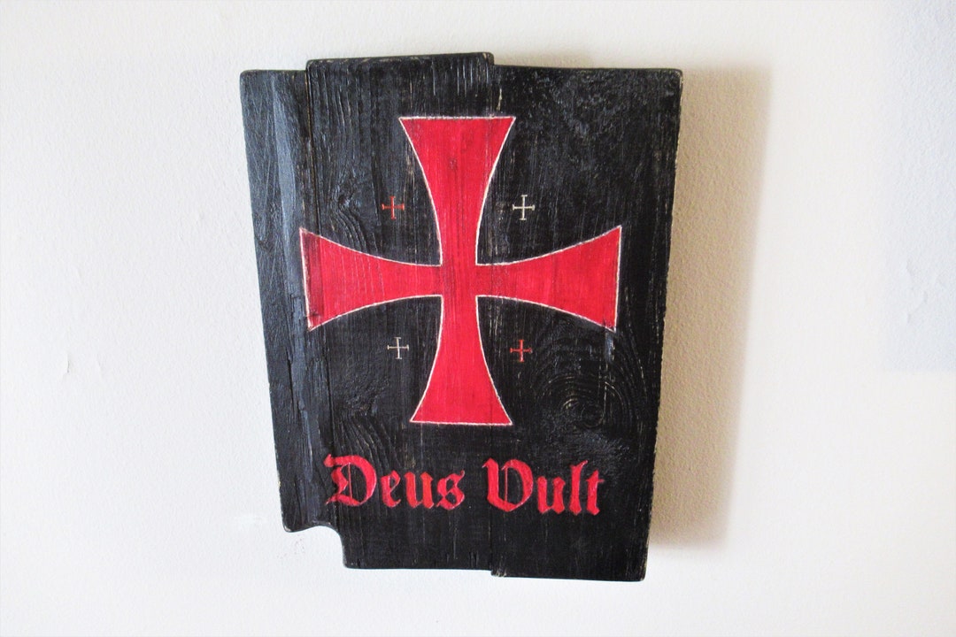 Deus Vult Wall Art God Wills It, Crusades, Equestrian Order of the Holy ...