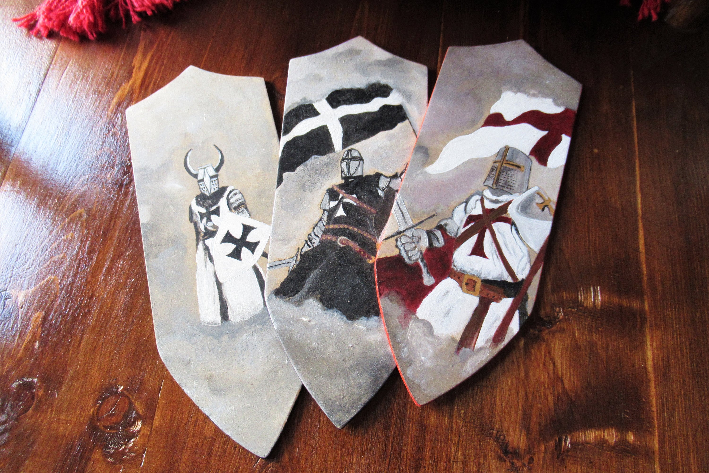 Wooden Bookmarks Templar Knights, Crusaders, Teutonic Knights, Knights Hospitaller, Medieval Art ...