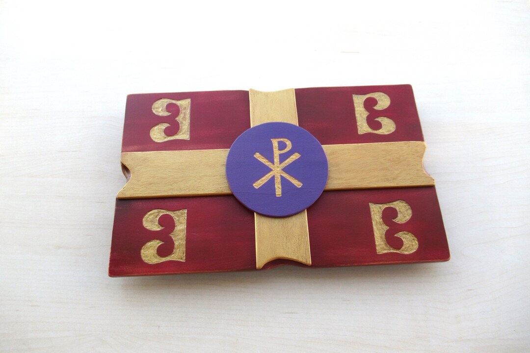 Eastern Roman Empire Flag Byzantine Empire, Wooden Roman Flag, History ...