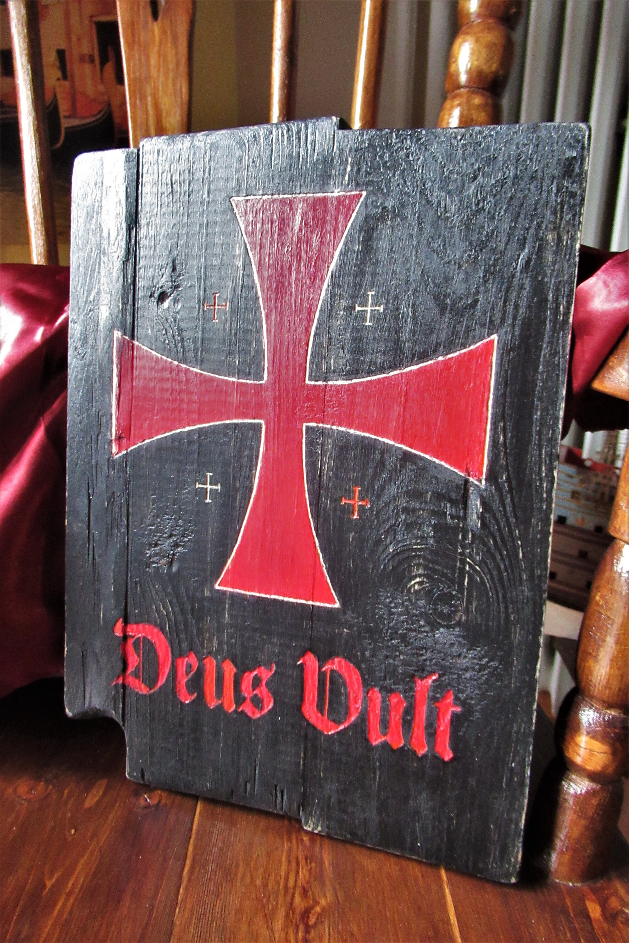 Deus Vult Wall Art God Wills It Crusades Equestrian Order - Etsy
