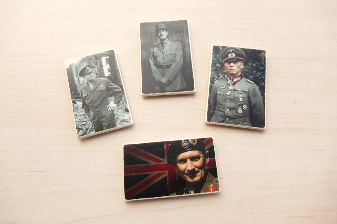 WW2 Wooden Fridge Magnets Ww2 Generals, Second World War, Montgomery ...