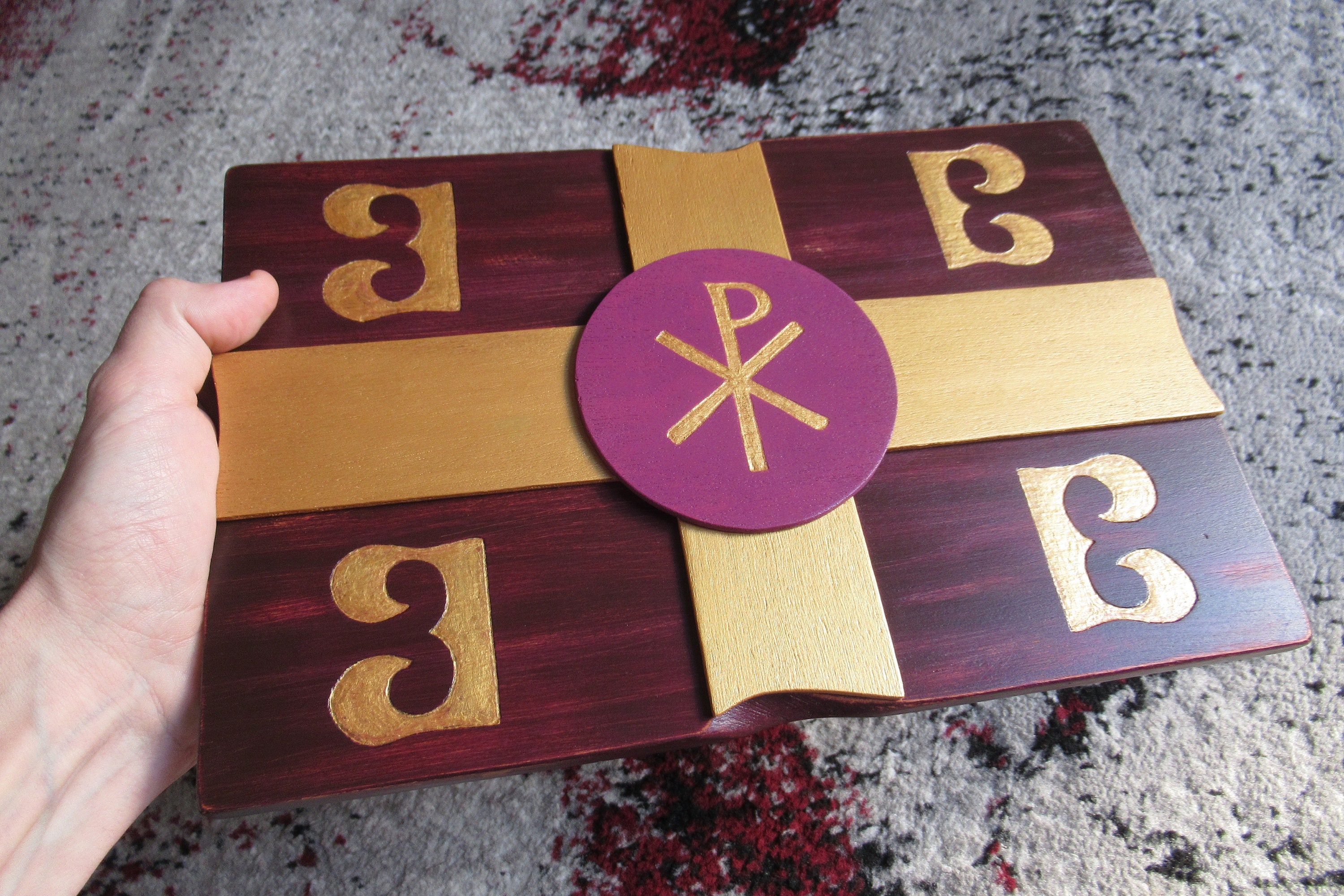 Eastern Roman Empire Flag Byzantine Empire, Wooden Roman Flag, History ...