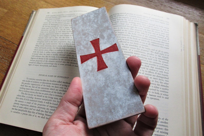 Wooden Templars Hand Painted Bookmark Templar Knights - Etsy