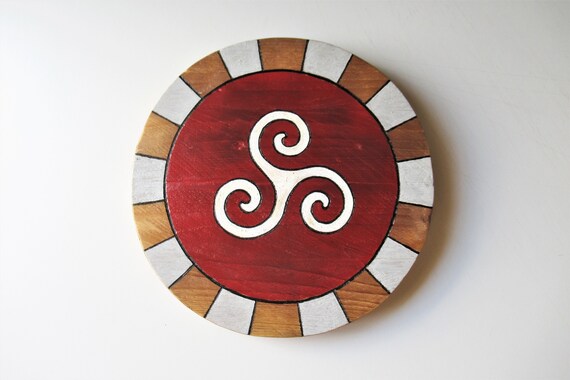 Triskelion Wall Art Ancient Greek Symbol Ancient Celtic - Etsy