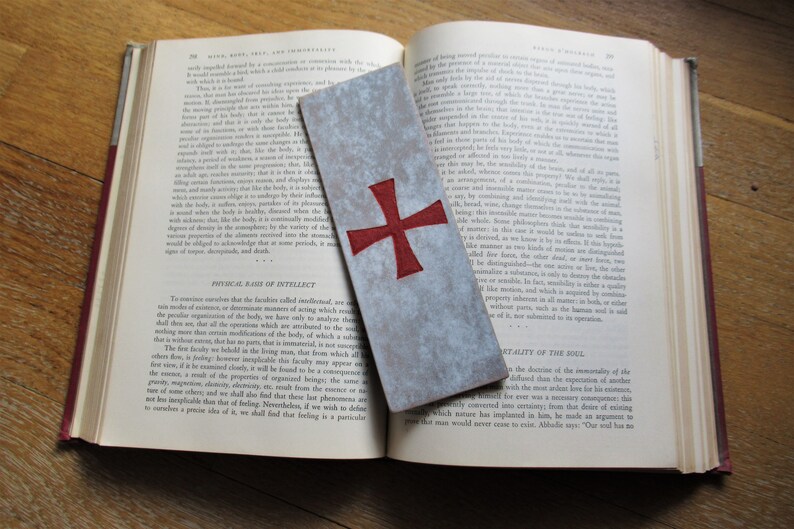 Wooden Templars Hand Painted Bookmark Templar Knights - Etsy