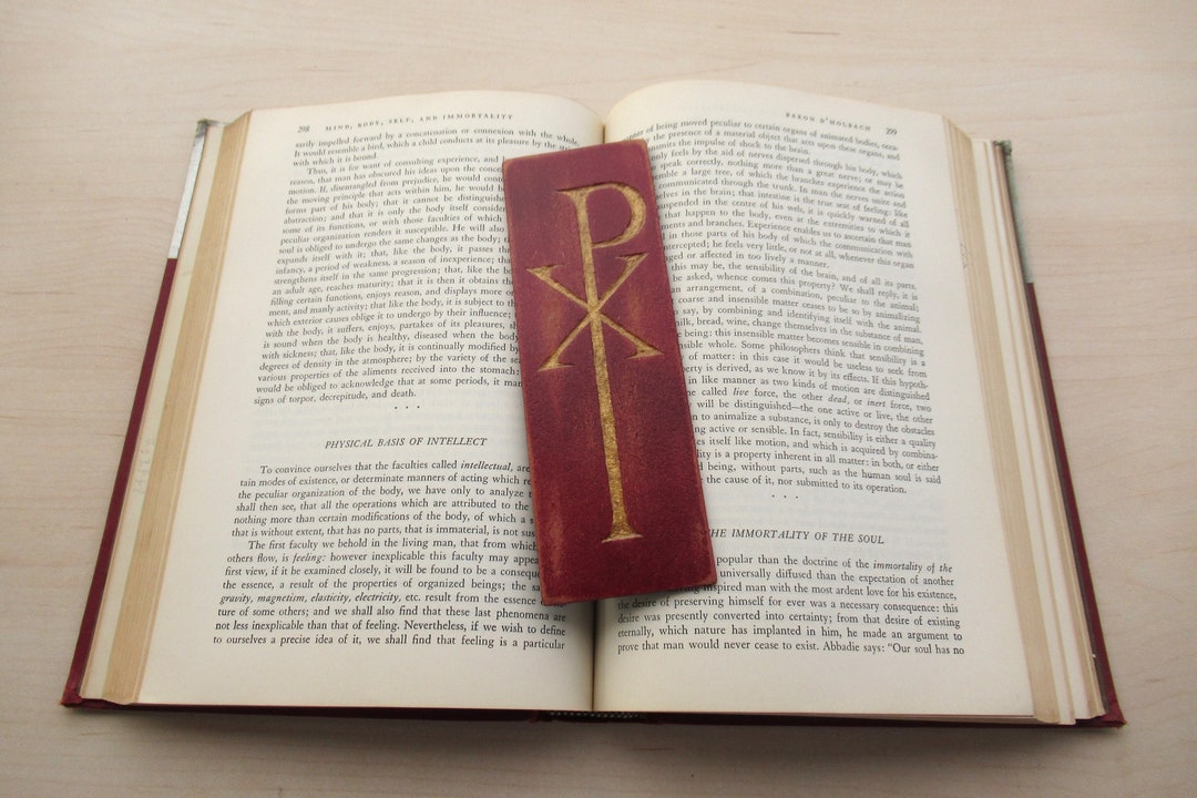 Wooden Byzantine Empire Bookmark Eastern Roman Empire Bookmark, Chi Ro ...