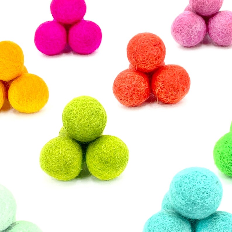 Felt Balls Wholesale, 2.5CM Felt Balls, Wool Felt Balls, DIY Felt Ball ...