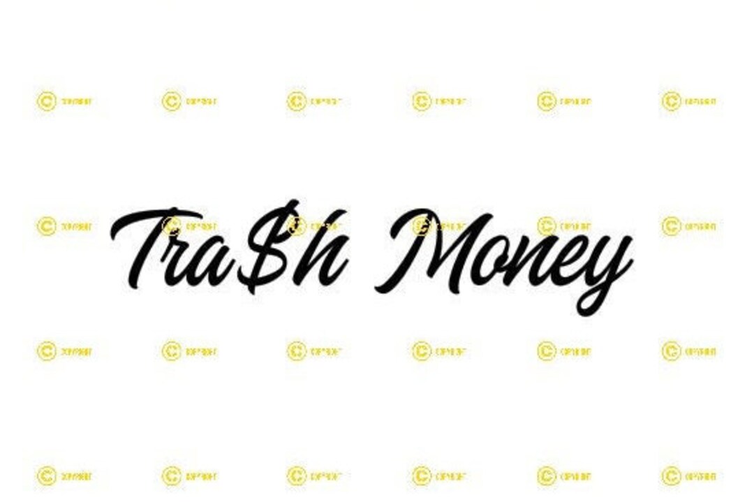 Trash Money Digital Image SVG PNG JPG Download Print Cut Sublimate Put ...