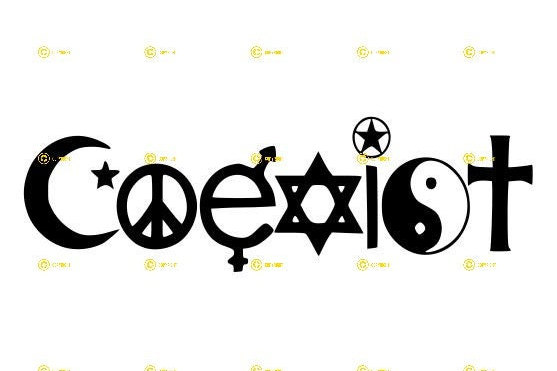Coexist Digital Image SVG PNG JPG Perfect for Your Cutting or - Etsy