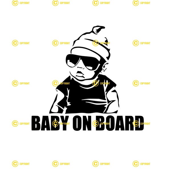 Baby on Board Decal - Etsy