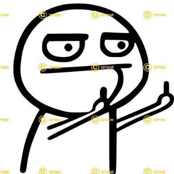 Stickman Middle Finger Svg - Etsy Sweden
