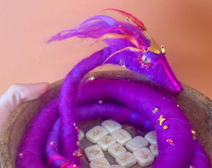 Wearable Dragon Familiar {custom} Spell-crafted Accessory for Ren Faire ...
