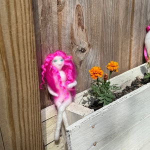 Mini Me Spirit Doll | a Witch's Protection Poppet: Wool Needle-felted ...