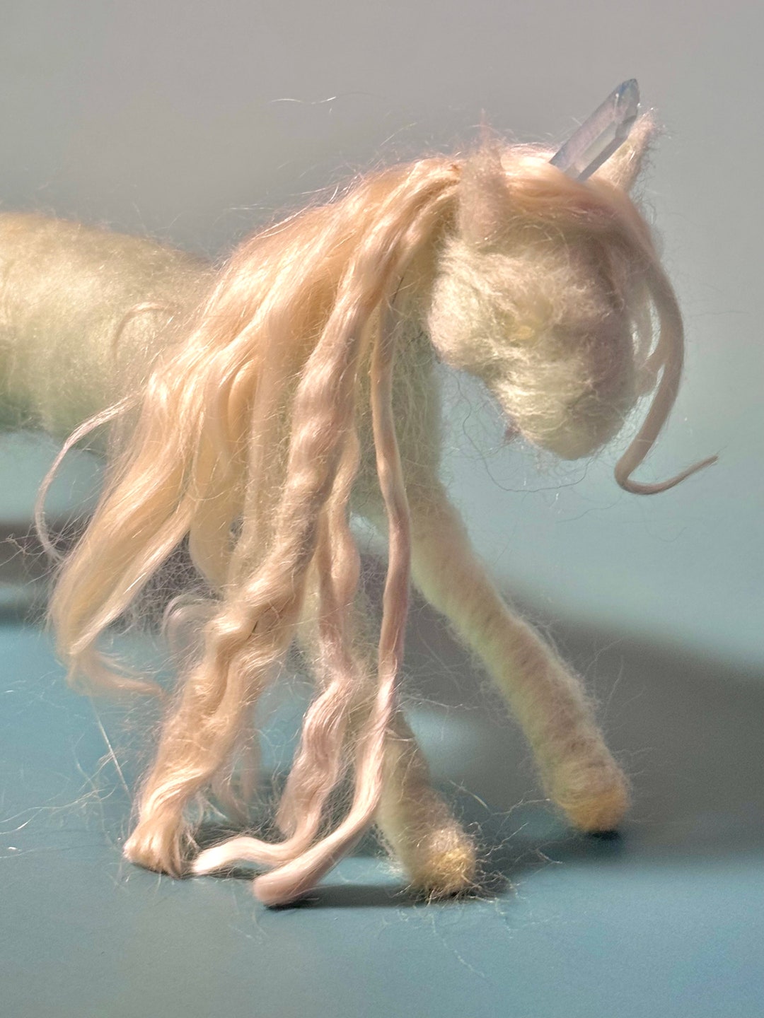 Nemona the Unicorn altar Guardian Doll Needle Felted Spirit Doll High ...
