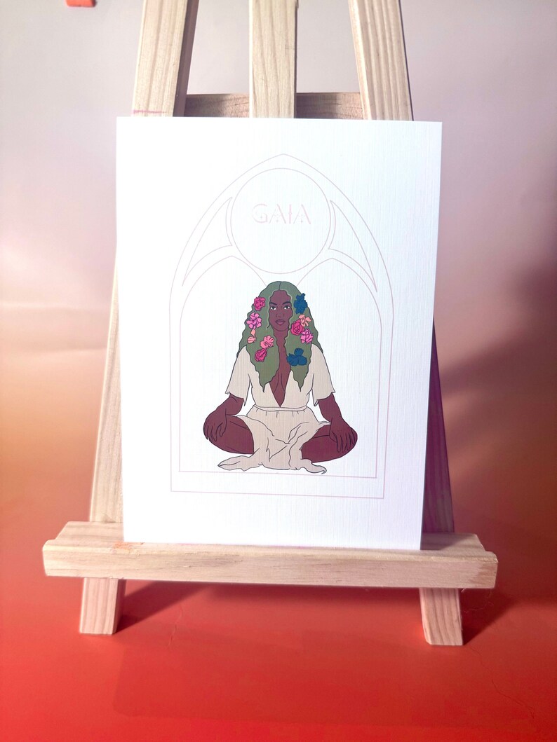 Gaia Greek Goddess of the Earth| 5x7 Print | Mythology, Classical Art ...