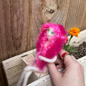 Mini Me Spirit Doll | a Witch's Protection Poppet: Wool Needle-felted ...