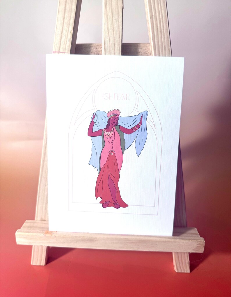 Ishtar: Sumerian Goddess | 5x7 Print | Mythology, Classical Art ...