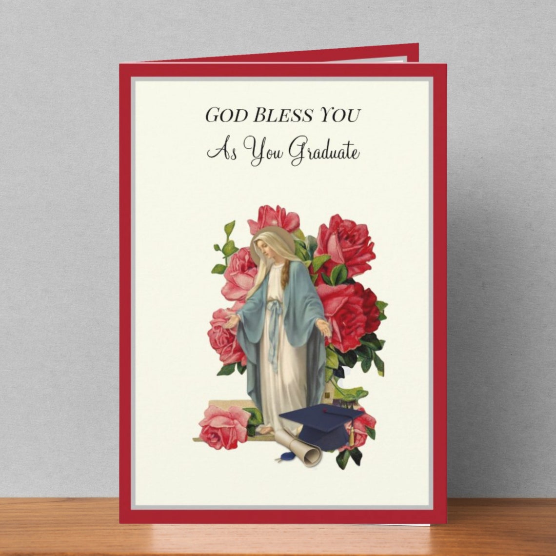 Graduation - Virgin Mary - Lady of Grace - INSTANT Download PNG ...