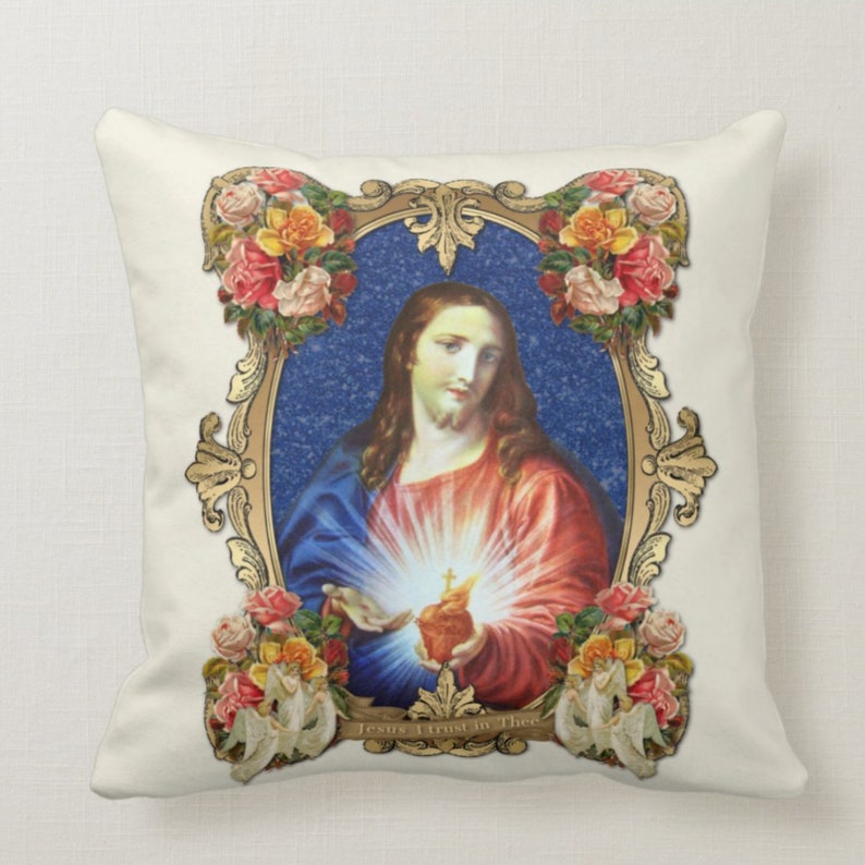 Sacred Heart of Jesus Catholic Digital Print Catholic Clipart Graphics ...