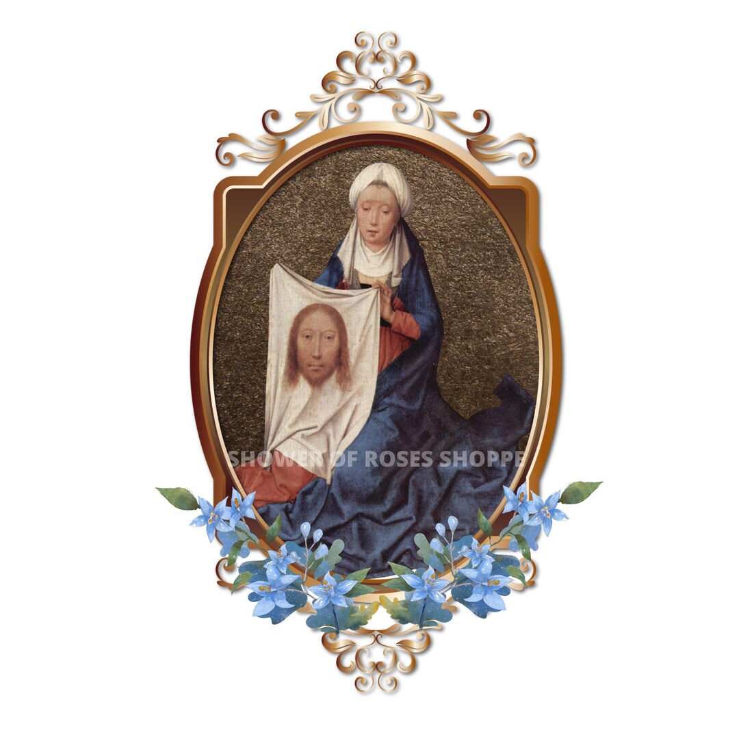 St. Veronica Digital Download - Catholic Printable | St. Veronica ...