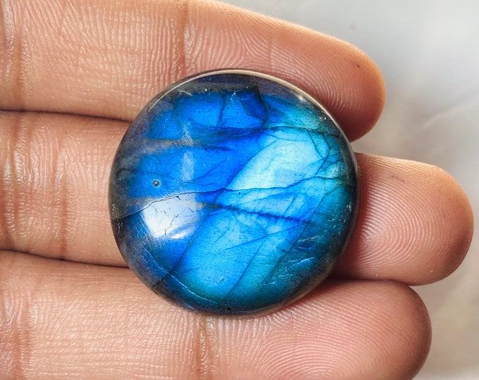 Grad Quality Full Blue Flashy Labradorite Loose Stone Cabochon Gemstone ...