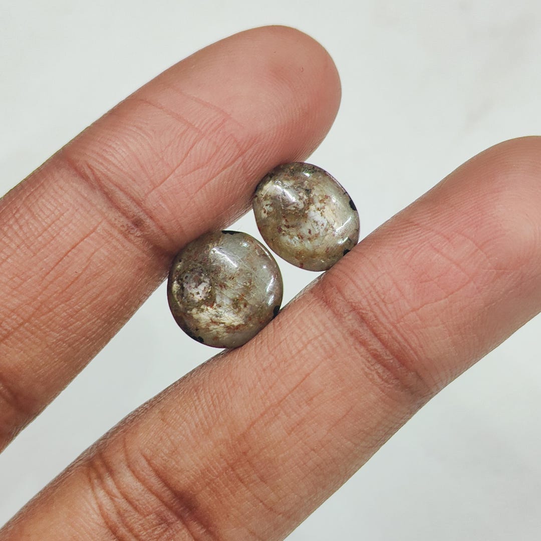 Gorgeous Brown Star Sapphire 2 Pieces Size 10x10x5 MM and 12x10x5 MM ...