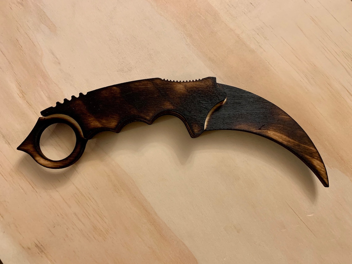 Wooden Karambit Play and Training Knife. | Etsy